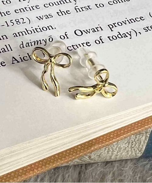 ピアス 「apres jour clair×ARIAZ」華奢リボンピアス レディース : 87291467 : ZOZOTOWN Yahoo!店 - 通販 - Yahoo!ショッピング