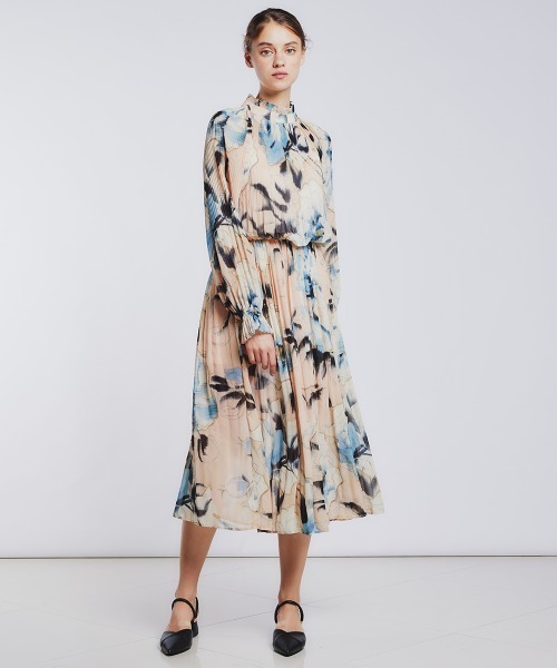 Sov. 「Sov.」 長袖ワンピース 36 ベージュ レディース : ZOZOTOWN Yahoo!店 - 通販 - Yahoo!ショッピング