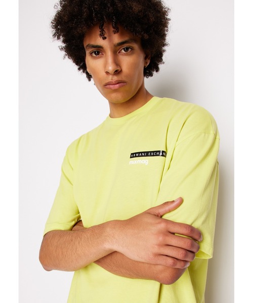 Yahoo!オークション - 「ARMANI EXCHANGE」 半袖Tシャツ X-LARGE ライ...