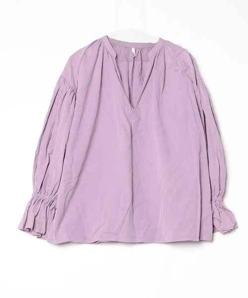 Ungrid 「Ungrid」 長袖ブラウス FREE パープル レディース : ZOZOTOWN Yahoo!店 - 通販 - Yahoo!ショッピング