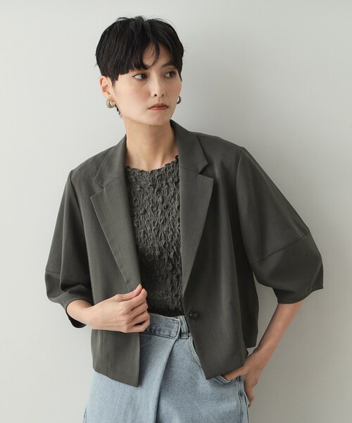 OPAQUE.CLIP 「OPAQUE.CLIP」 テーラードジャケット 38 チャコールグレー レディース : ZOZOTOWN Yahoo!店 - 通販 - Yahoo!ショッピング