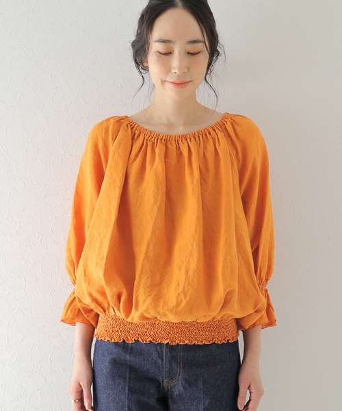 plage 「Plage」 長袖ブラウス - オレンジ レディース : ZOZOTOWN Yahoo!店 - 通販 - Yahoo!ショッピング