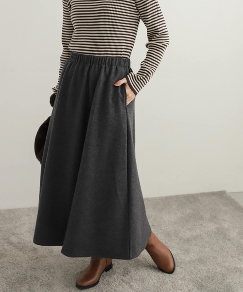 URBAN RESEARCH DOORS 「URBAN DOORS」 ロングスカート MEDIUM グレー レディース : ZOZOTOWN Yahoo!店 - 通販 - Yahoo!ショッピング