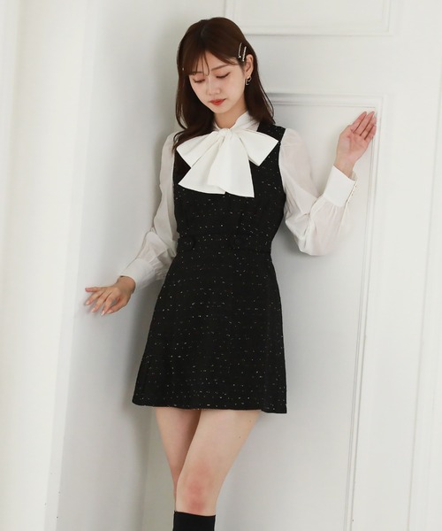 Cheek 「Cheek」 長袖ワンピース MEDIUM ブラック レディース : ZOZOTOWN Yahoo!店 - 通販 - Yahoo!ショッピング