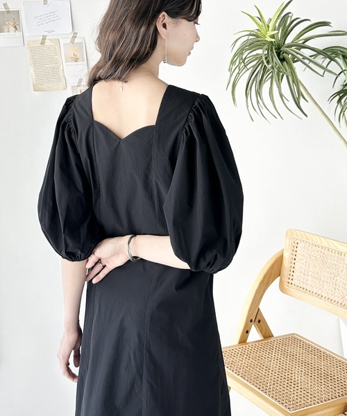 Yahoo!オークション - 「classicalelf」 半袖ワンピース LARGE ブラッ...