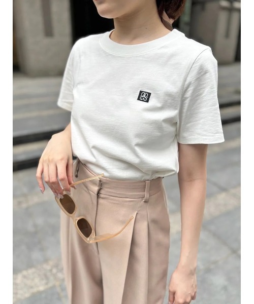 SNIDEL tシャツ SustainableワンポイントタグTシャツ レディース : ZOZOTOWN Yahoo!店 - 通販 - Yahoo!ショッピング