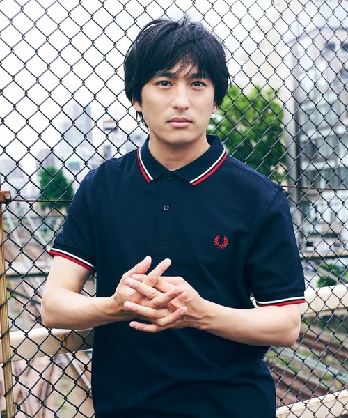FRED PERRY 「FRED PERRY」 半袖ポロシャツ M ネイビー メンズ : ZOZOTOWN Yahoo!店 - 通販 - Yahoo!ショッピング