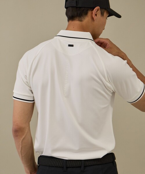 JUN&ROPE'（ジュンアンドロペ） ポロシャツ 「NOIR」「吸水速乾」配色