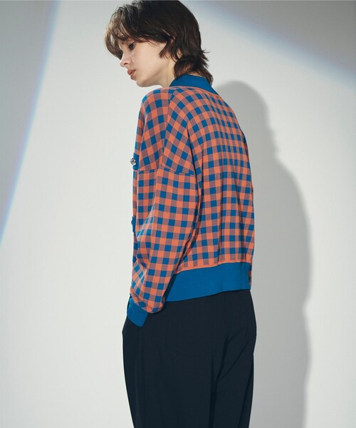 GRACE CONTINENTAL（グレースコンチネンタル） カーディガン チェックV