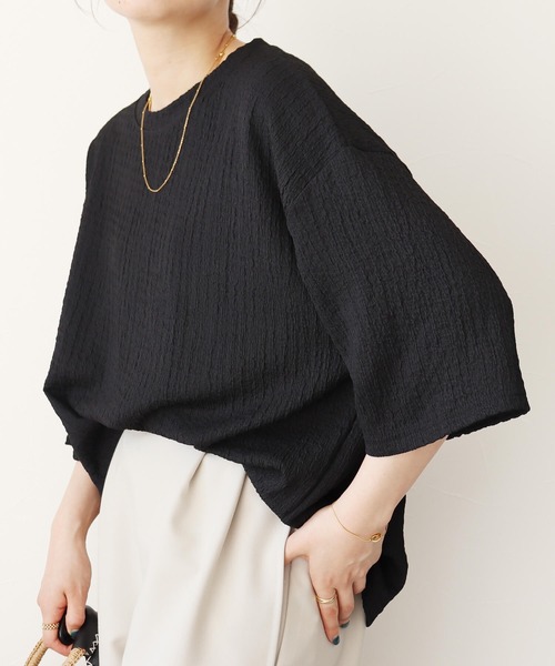 Yahoo!オークション - 「reca」 半袖カットソー FREE ブラック レディ...