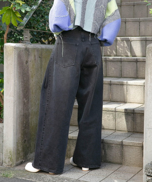 Yahoo!オークション - 「KBF」 デニムパンツ 36 ブラック レディース