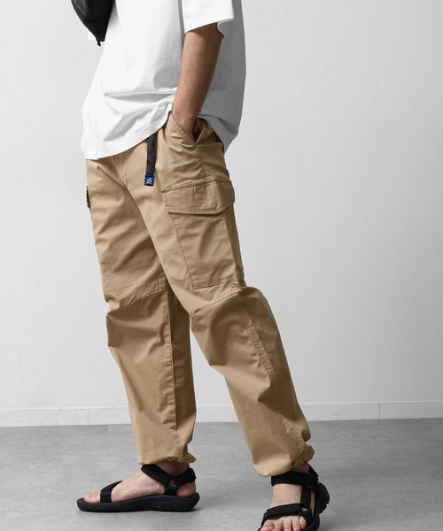 パンツ カーゴパンツ 「GERRY」 シャンブレー・ポプリン UVカット ストレッチ ワイド カーゴパンツ メンズ レディース :84500482:ZOZOTOWN Yahoo!店 - 通販 ...