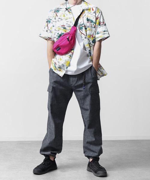 パンツ カーゴパンツ 「GERRY」 シャンブレー・ポプリン UVカット ストレッチ ワイド カーゴパンツ メンズ レディース :84500482:ZOZOTOWN Yahoo!店 - 通販 ...