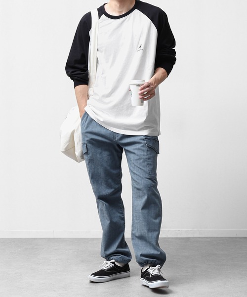 GERRY カーゴパンツ 「GERRY」 シャンブレー ・ ポプリン UVカット ストレッチ ワイド メンズ レディース : ZOZOTOWN Yahoo!店 - 通販 - Yahoo!ショッピング