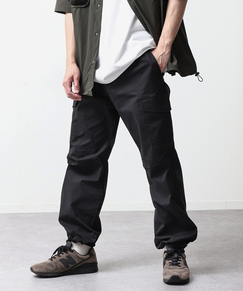 パンツ カーゴパンツ 「GERRY」 シャンブレー・ポプリン UVカット ストレッチ ワイド カーゴパンツ メンズ レディース :84500482:ZOZOTOWN Yahoo!店 - 通販 ...