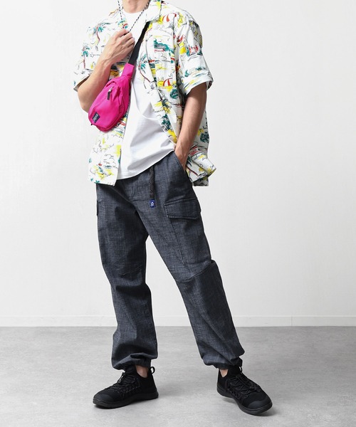 GERRY カーゴパンツ 「GERRY」 シャンブレー ・ ポプリン UVカット ストレッチ ワイド メンズ レディース : ZOZOTOWN Yahoo!店 - 通販 - Yahoo!ショッピング