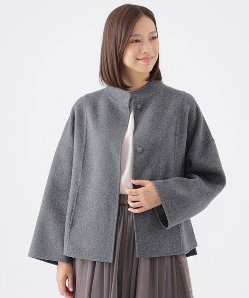 TRANS WORK ポンチョ 「STORY掲載」ウールライトリバーコート レディース : ZOZOTOWN Yahoo!店 - 通販 - Yahoo!ショッピング