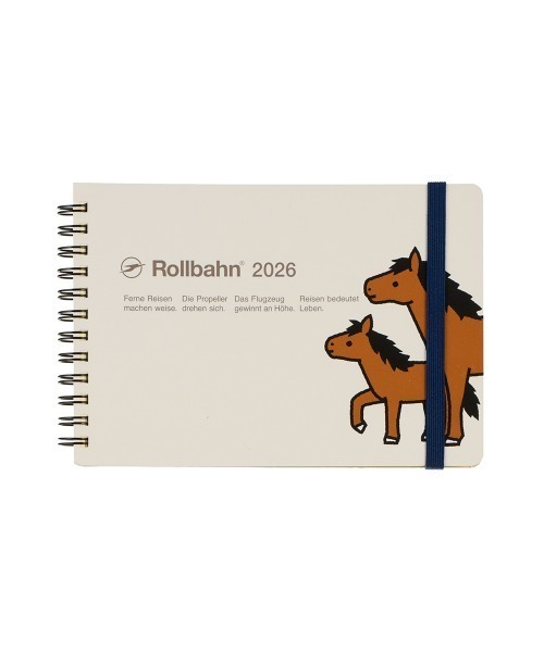 Rollbahn 手帳 「2026年版／2025年10月始まり手帳」ロルバーンダイアリー ポニー 横型 L : ZOZOTOWN Yahoo!店 - 通販 - Yahoo!ショッピング