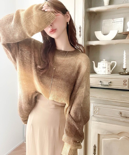 Yahoo!オークション - 「Java」 「classicalelf」長袖ニット MEDIUM パ...