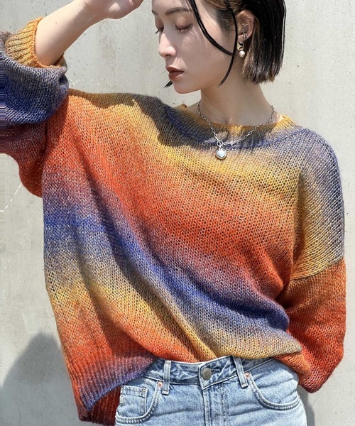 Yahoo!オークション - 「Java」 「classicalelf」長袖ニット MEDIUM パ...