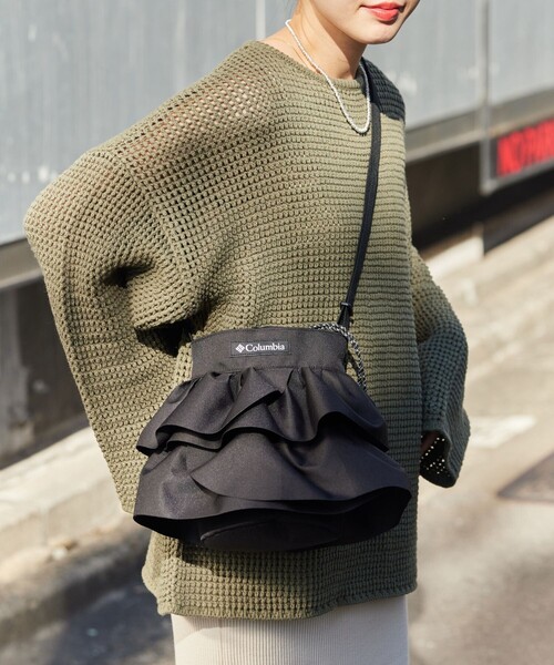 FREAK'S STORE 「FREAK'S STORE」 「Columbia」ショルダーバッグ ONE SIZE ブラック レディース ...