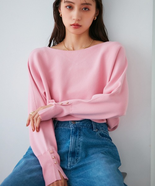 「VIS」 Vネックニット FREE ピンク レディース : 88606486 : ZOZOTOWN Yahoo!店 - 通販 - Yahoo!ショッピング