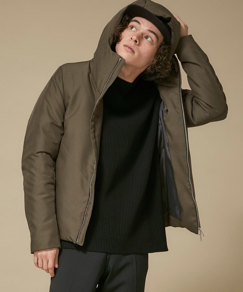 Yahoo!オークション - 「STUDIOUS」 ダウンジャケット 1 グレー MEN