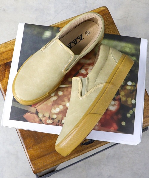 AAA+（サンエープラス） スリッポン スリッポンスニーカー(2430) メンズ レディース : ZOZOTOWN Yahoo!店 - 通販 - Yahoo!ショッピング