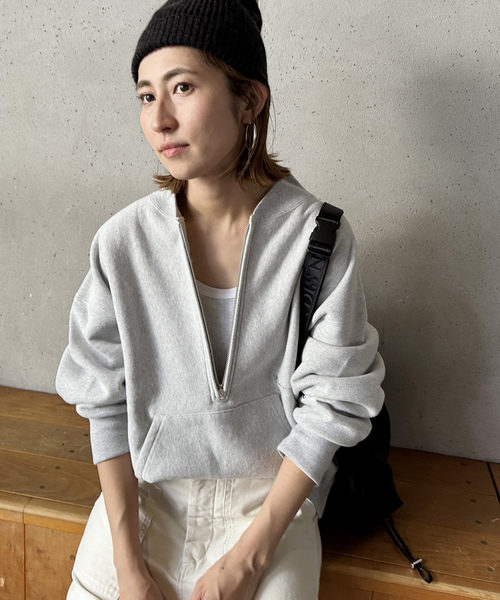 FRAMeWORK 「FRAMeWORK」 スウェットカットソー FREE ライトグレー レディース : ZOZOTOWN Yahoo!店 - 通販 - Yahoo!ショッピング