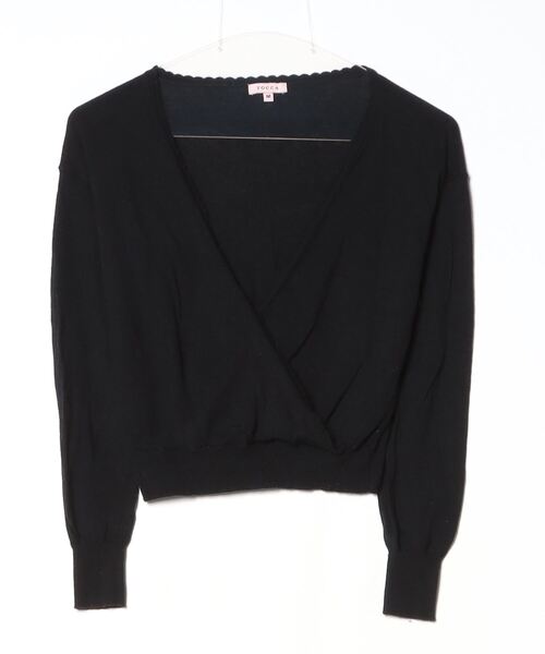 TOCCA（トッカ） Vネックニット M ブラック レディース : ZOZOTOWN Yahoo!店 - 通販 - Yahoo!ショッピング