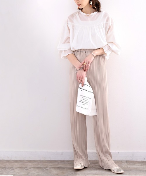 classicalelf 「classicalelf」 7分袖ブラウス MEDIUM オフホワイト レディース : ZOZOTOWN Yahoo!店 - 通販 - Yahoo!ショッピング