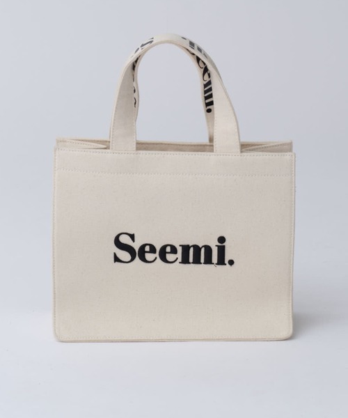 Seemi.by NICE CLAUP 「Seemi. byNICECLAUP」 ハンドバッグ FREE アイボリー レディース ...