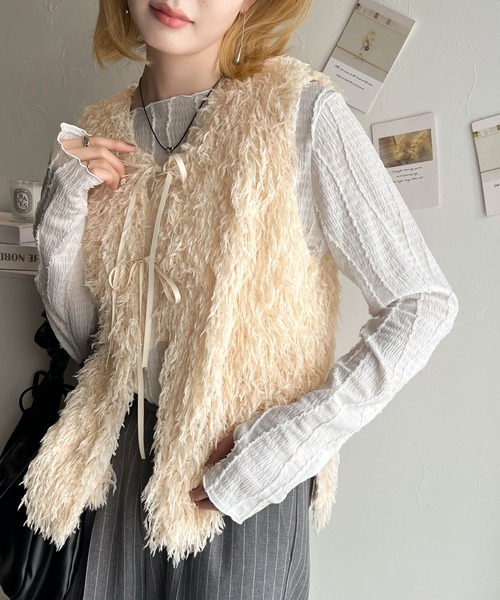 classicalelf 「classicalelf」 ベスト MEDIUM アイボリー レディース : ZOZOTOWN Yahoo!店 - 通販 - Yahoo!ショッピング