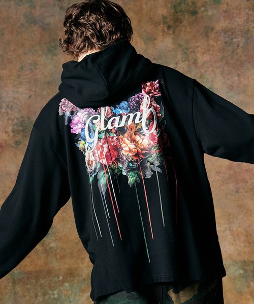 glamb パーカー Melting Flower Hoodie / メルティングフラワーフーディ メンズ レディース : ZOZOTOWN Yahoo!店 - 通販 - Yahoo!ショッピング