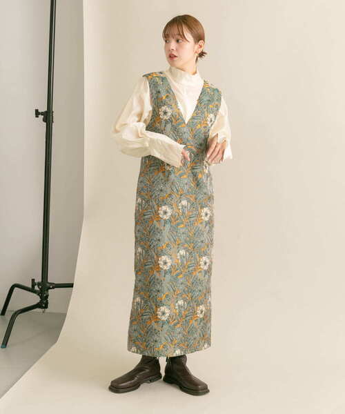 Yahoo!オークション - 「KBF」 ノースリーブワンピース 36 ブラウン系...