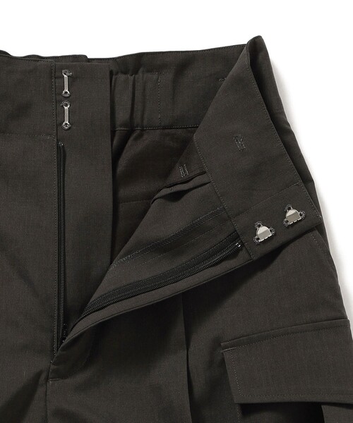 SHIPS（シップス） カーゴパンツ 「洗濯機可能」ポリエステル 麻