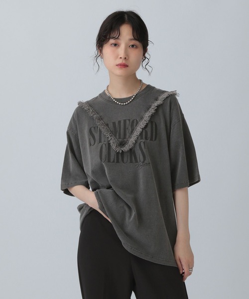 LEPSIM tシャツ フリンジリメイクプリントT 578465 レディース : ZOZOTOWN Yahoo!店 - 通販 - Yahoo!ショッピング