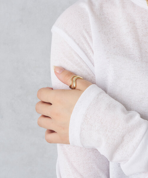 Actually 指輪 Open Curve Ring オープンカーブリング レディース : ZOZOTOWN Yahoo!店 - 通販 - Yahoo!ショッピング
