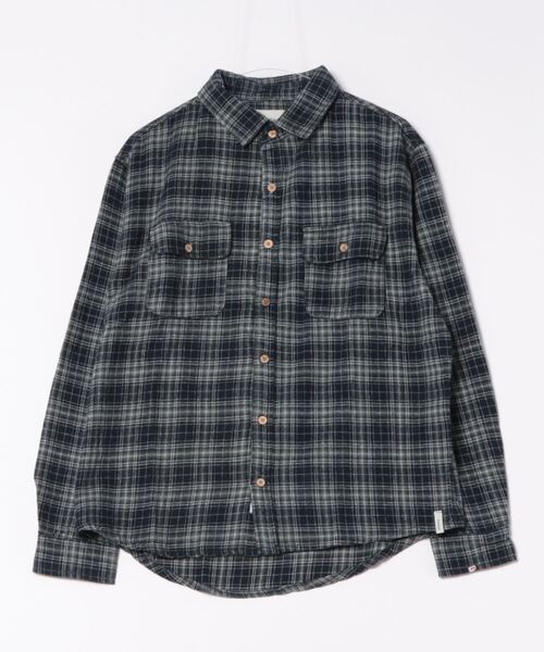 TCSS 「TCSS」 「Critical Slide」長袖ネルシャツ MEDIUM ネイビー メンズ : ZOZOTOWN Yahoo!店 ...