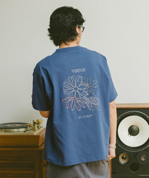 RAGEBLUE tシャツ フラワー刺繍/オーバーサイズTシャツ メンズ : ZOZOTOWN Yahoo!店 - 通販 - Yahoo!ショッピング