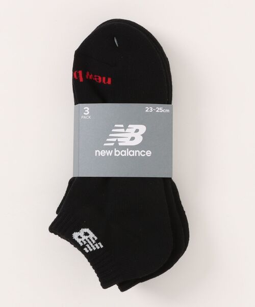 New Balance 靴下 ニューバランス U ショートレングス3pソックス Las55636bk Bk メンズ Zozotown