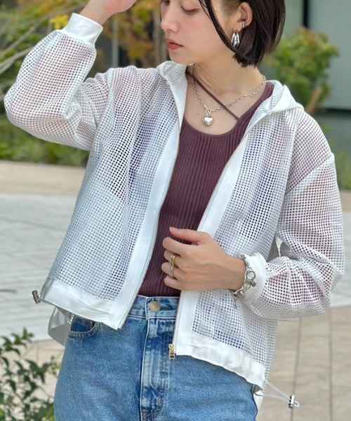 deux amour 「deux amour」 「each」ジップアップパーカー FREE ホワイト レディース : ZOZOTOWN Yahoo!店 - 通販 - Yahoo!ショッピング