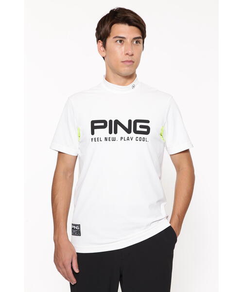 PING tシャツ 「PING APPAREL」ベア天竺/メッシュ半袖ハイネックカットソー 「GOLD」 (MENS) メンズ : ZOZOTOWN Yahoo!店 - 通販 - Yahoo ...