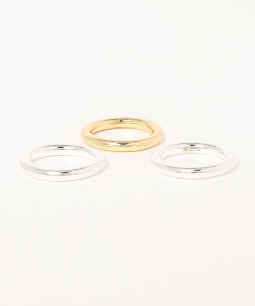 blatto 指輪 リング 「blatto 925silver」3セットリング(925プレーティング加工) レディース : ZOZOTOWN Yahoo!店 - 通販 - Yahoo!ショッピング