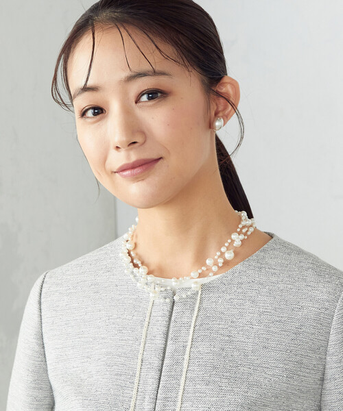 COMME CA ISM ネックレス インビジブル フェイクパール ショートネックレス レディース : ZOZOTOWN Yahoo!店 - 通販 - Yahoo!ショッピング