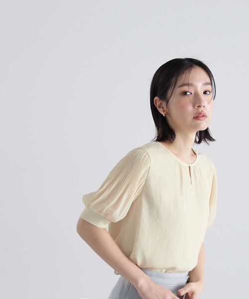 NATURAL BEAUTY BASIC 「NATURAL BASIC」 半袖ブラウス MEDIUM オフホワイト レディース : ZOZOTOWN Yahoo!店 - 通販 - Yahoo ...