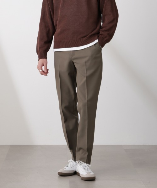 NANO universe スラックス 「SOIGNE」ECOPET(R)×AERO ツイルストレッチスラックス メンズ : ZOZOTOWN Yahoo!店 - 通販 - Yahoo!ショッピング