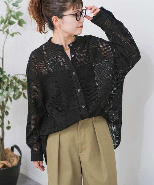 Spick＆Span ブラウス シャツ 「WEB限定」PEレースシャツ レディース : ZOZOTOWN Yahoo!店 - 通販 - Yahoo!ショッピング