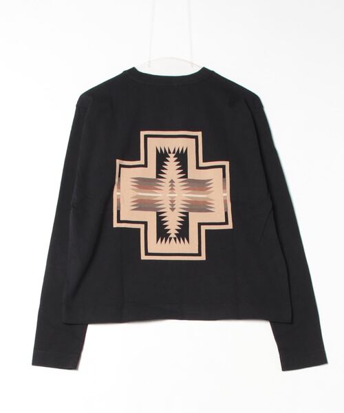 Yahoo!オークション - 「PENDLETON」 長袖カットソー ONE SIZE ブラッ...