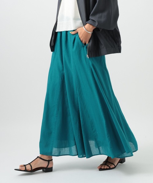 BAYFLOW（ベイフロー） スカート 「すっきり見えする落ち感」コットンリネンフレアスカート : ZOZOTOWN Yahoo!店 - 通販 - Yahoo!ショッピング